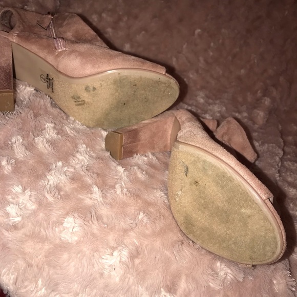 Diva | Shoes | Rose Pink Open Toe Booties | Poshmark